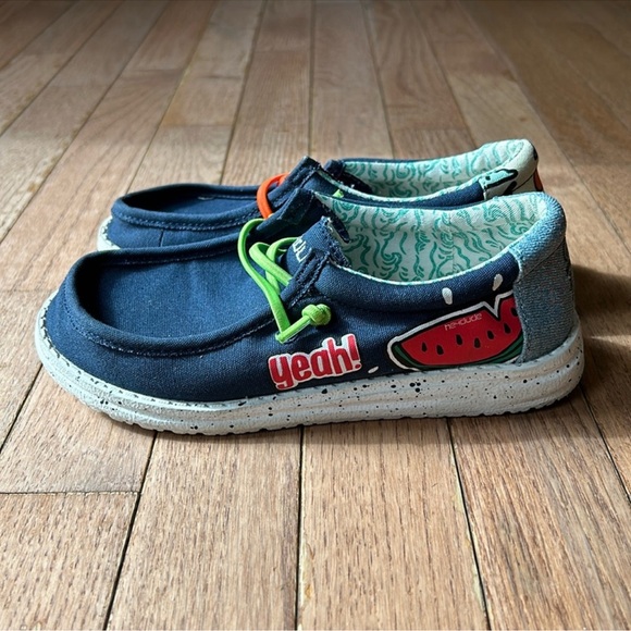 Hey Dude | Shoes | Hey Dude Wally Sneakers Slip On Shoes Doodle Patch ...